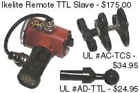 ULTRALIGHT CONTROL SYSTEMS ADAPTER FOR THE IKELITE REMOTE TTL SLAVE